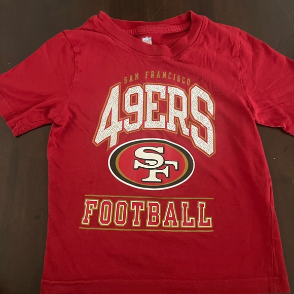 NFL | Shirts & Tops | Nfl Red San Francisco 49ers Kids Shirt | Poshmark